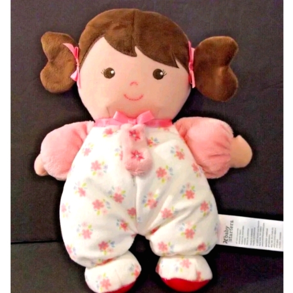 Baby Starters | Toys | Baby Starters Olivia Rattle Doll Flower Floral ...